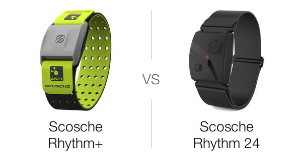 Scosche Rhythm+ vs Rhythm 24 Comparison - WearVS